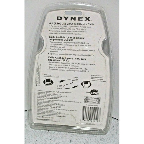 Dynex | Computers, Laptops & Parts | Dynex 6ft 8m Usb 2 Ab Device ...
